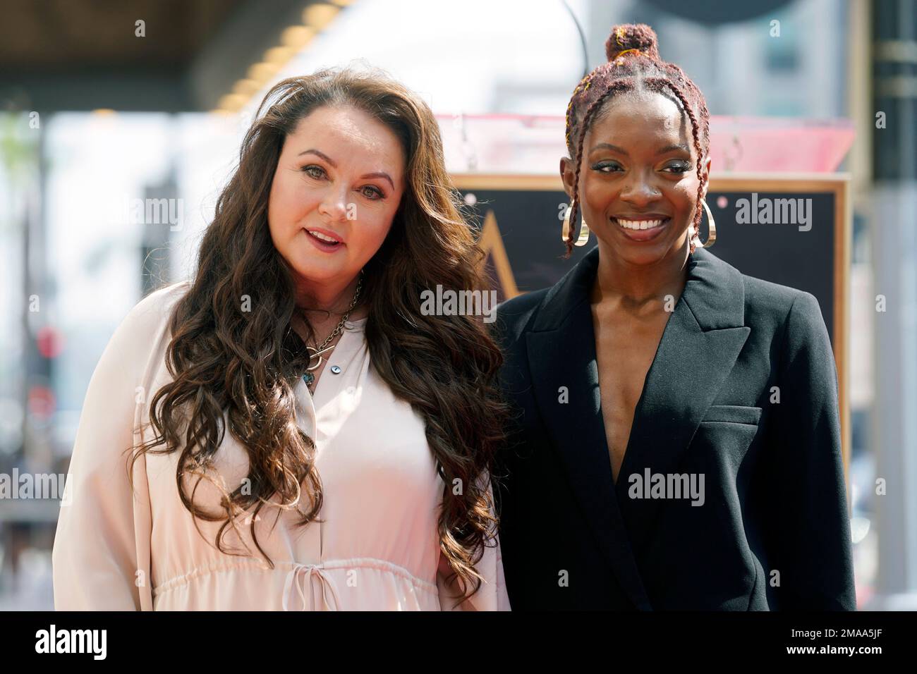 Sarah Brightman, left, who played the role of Christine in the original ...