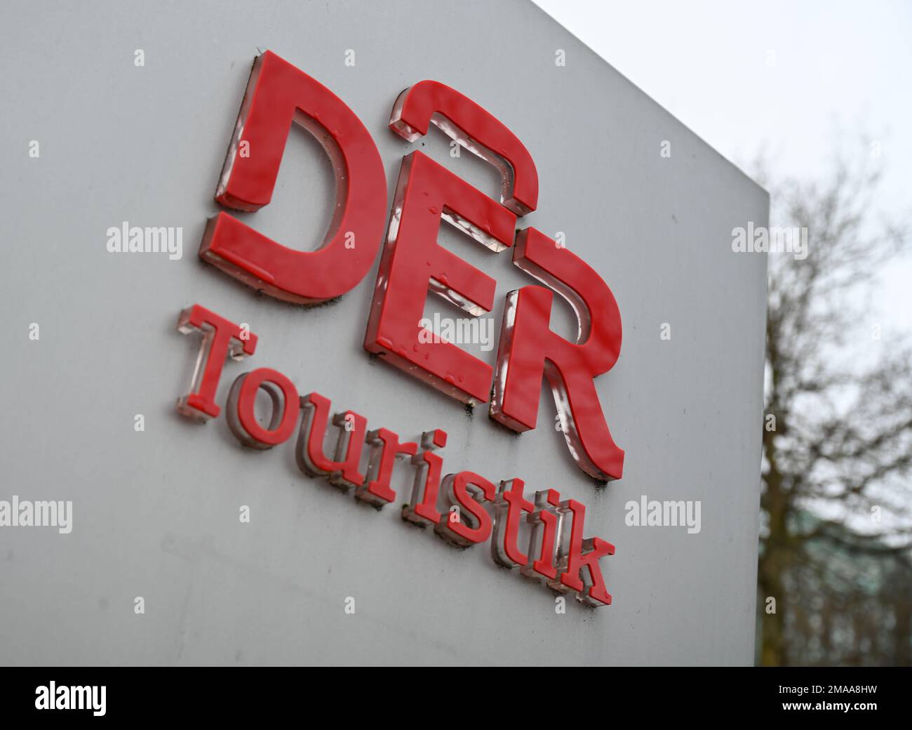 PRODUCTION - 19 janvier 2023, Hessen, Francfort-sur-le-main : le logo ...