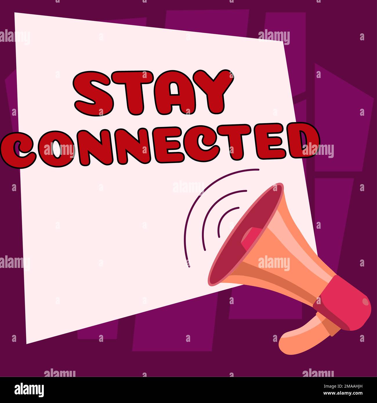 Panneau d'écriture à la main rester connecté. Internet concept pour ...