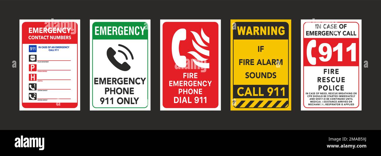 Safety signage Banque d'images vectorielles - Alamy