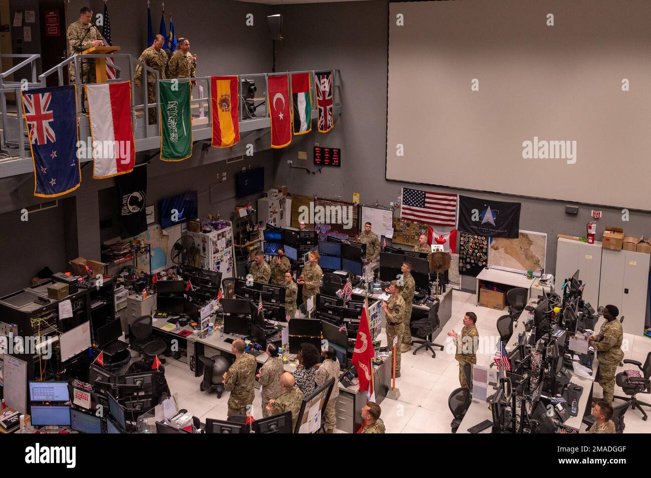 Combined air and space operations center Banque de photographies et d ...
