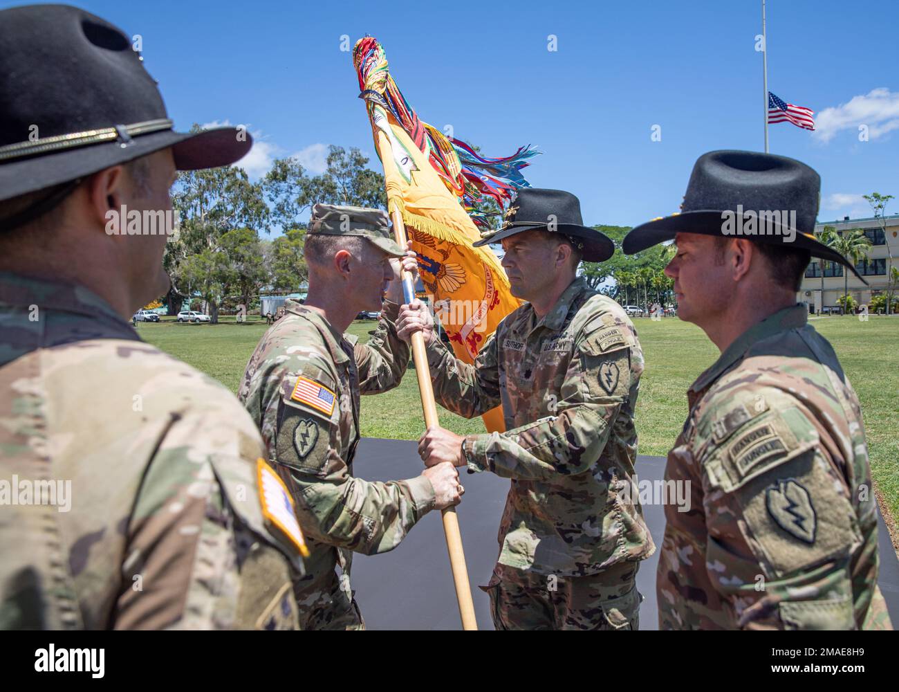 Le lieutenant-colonel Josh Suthoff, le commandant entrant du 3rd e ...