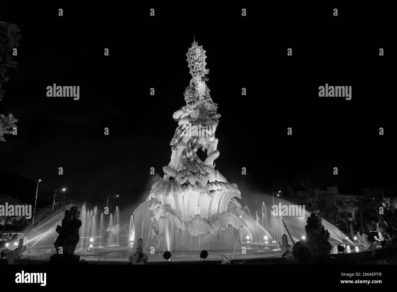 Statue de ramayana Banque d'images noir et blanc - Alamy