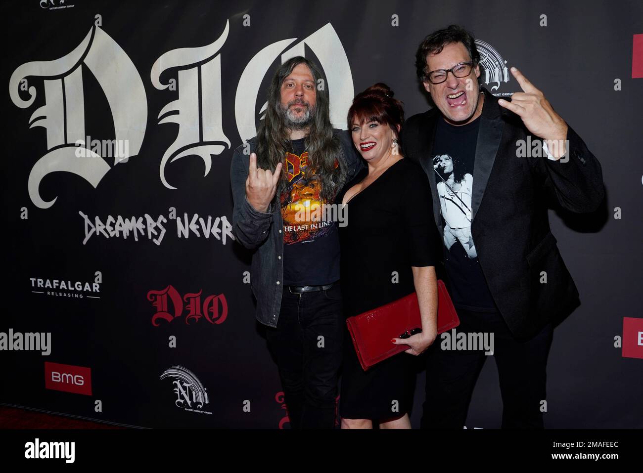 Demian Fenton, left, and Don Argott, right, co-directors of "Dio ...