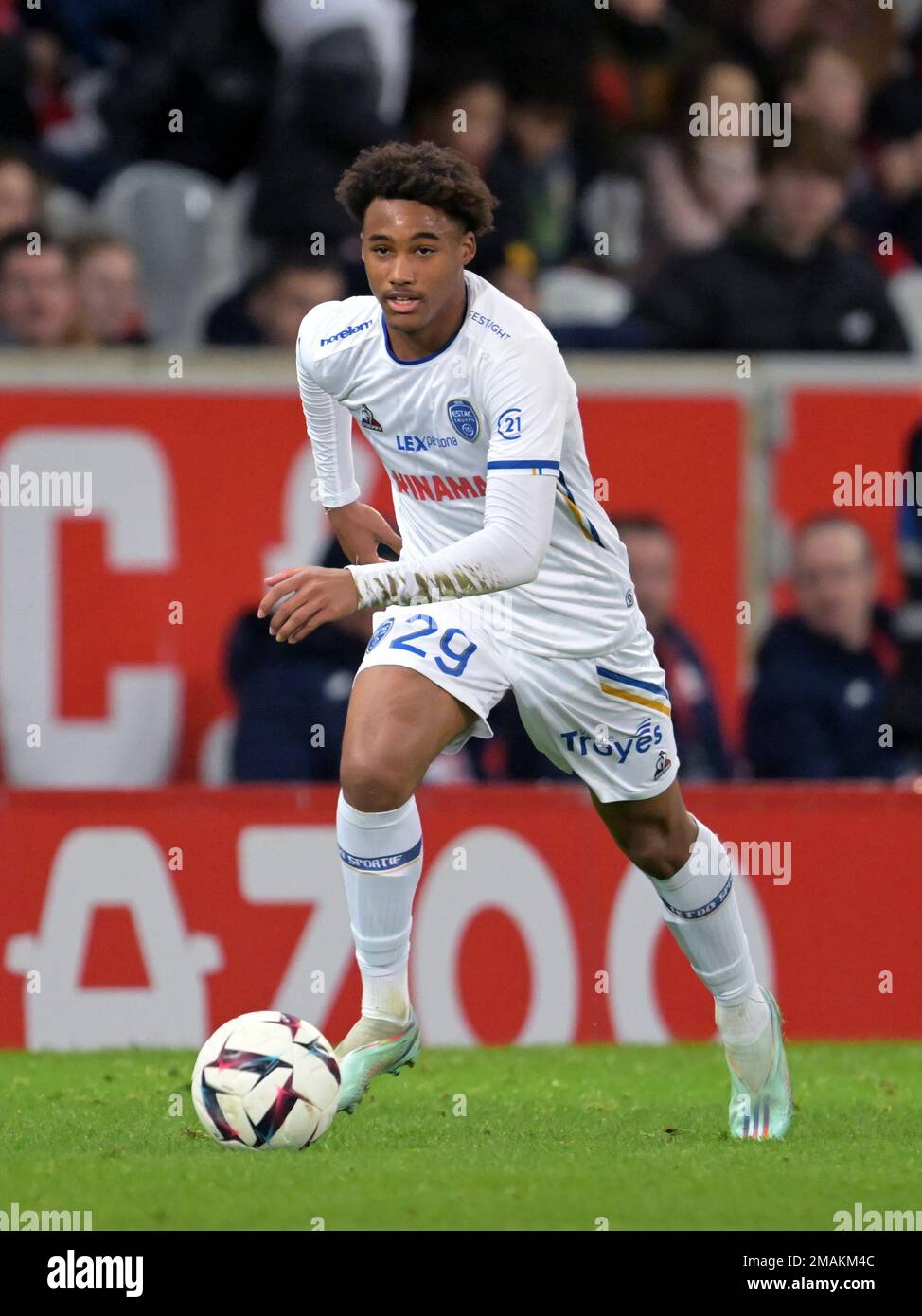 LILLE - Wilson Odobert d'Estac Troyes lors du match de la Ligue ...