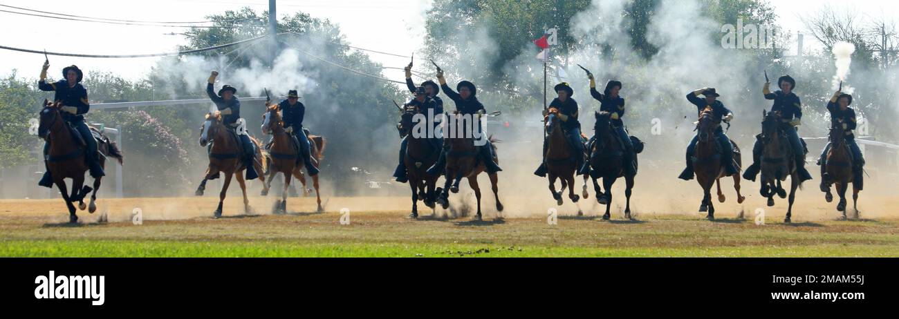 L'équipe de combat de la Brigade 3rd, 1st division de Cavalry, organise ...