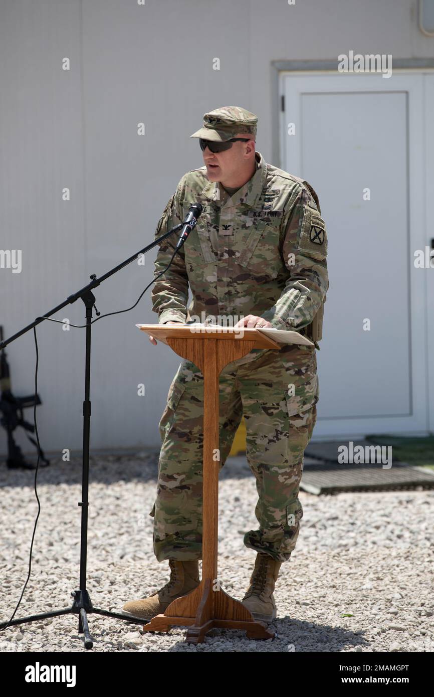 ÉTATS-UNIS Le colonel de l’Armée, Brian Ducote, commandant de la Force ...