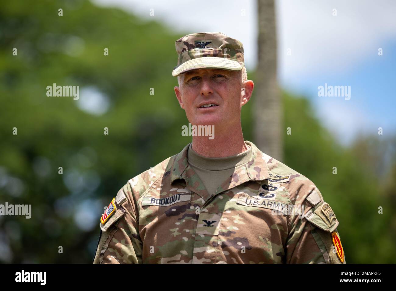 Le commandant de l'équipe de combat de la Brigade d'infanterie 3rd, le ...