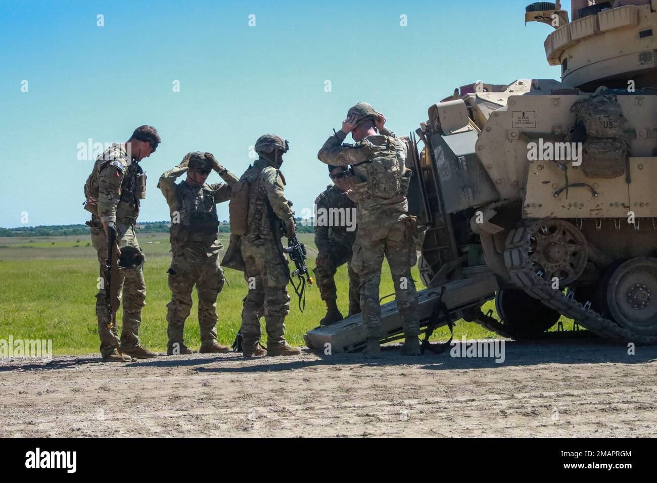 1st combined arms battalion 63rd armor regiment Banque de photographies ...