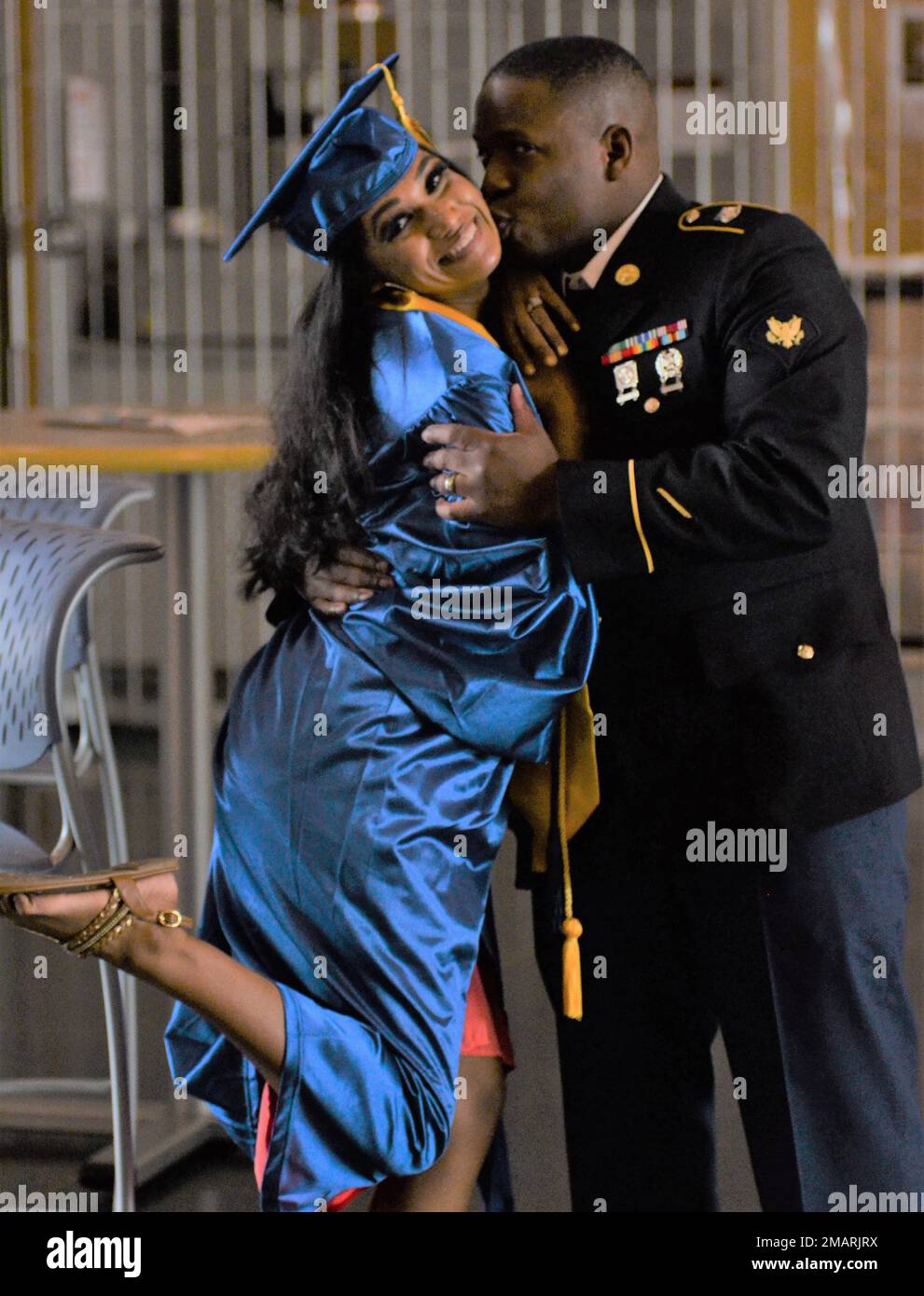 Le conjoint de l'armée Celeste Edwards et le mari SPC Sheldon Edwards ...