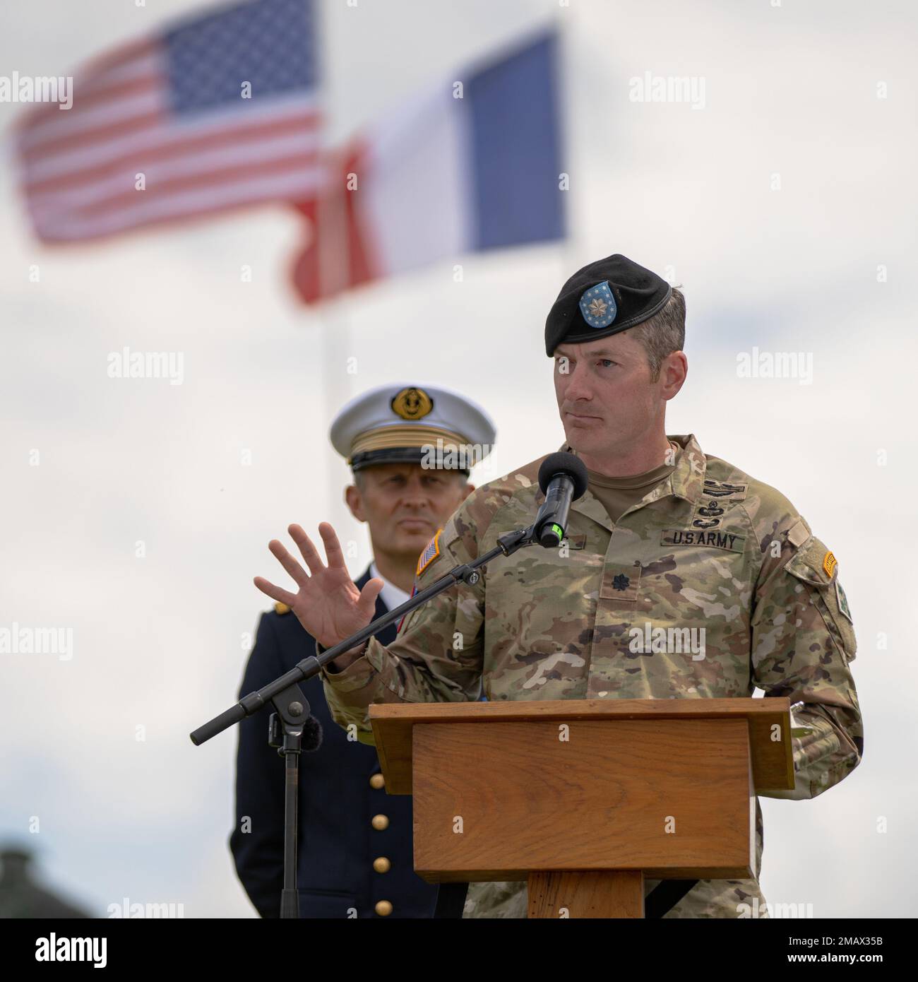 ÉTATS-UNIS Le lieutenant-colonel Dru Rhodes, commandant du 1st ...