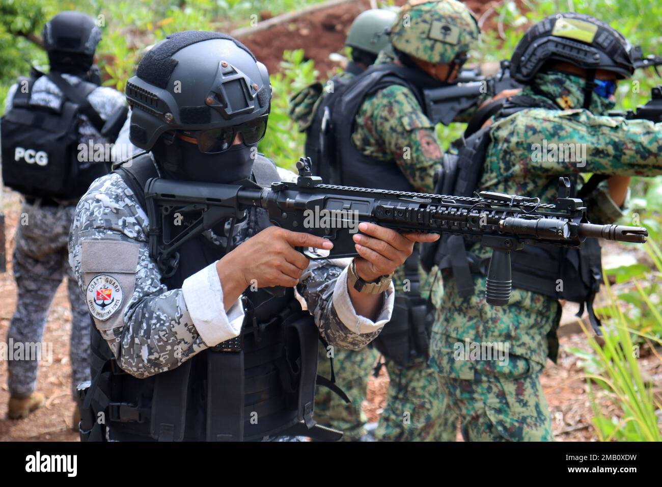 Philippine national police special Banque de photographies et d’images ...