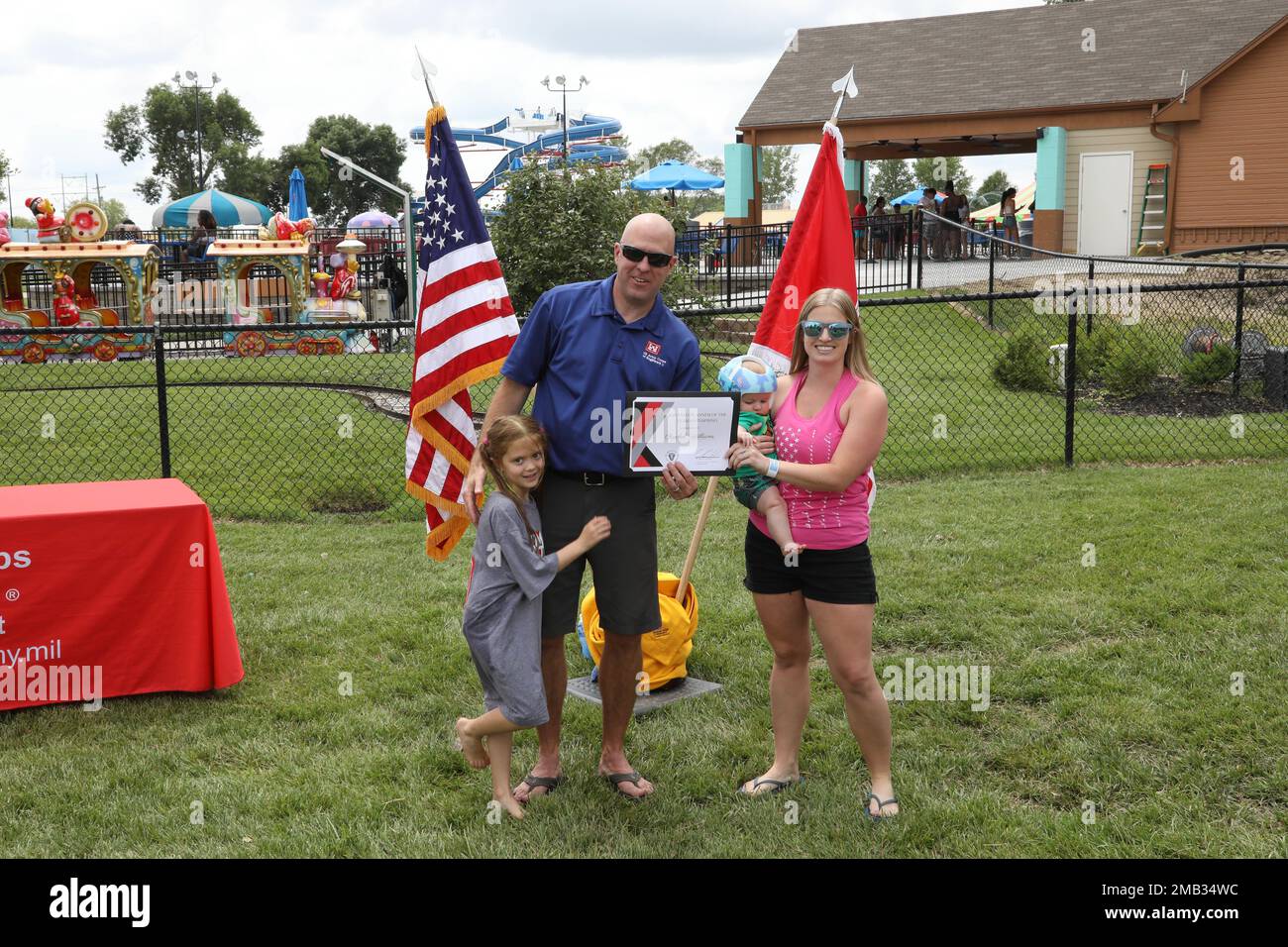 Le colonel Mark Himes, commandant du district d'Omaha de l'USACE avec ...