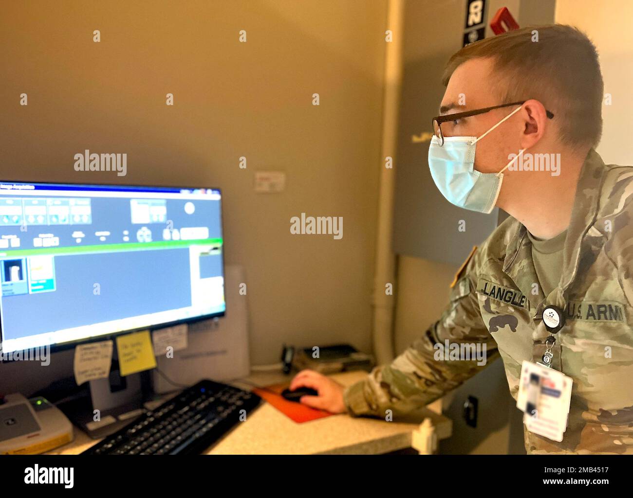 FORT GORDON, Géorgie - ÉTATS-UNIS Caelan Langley, spécialiste en ...