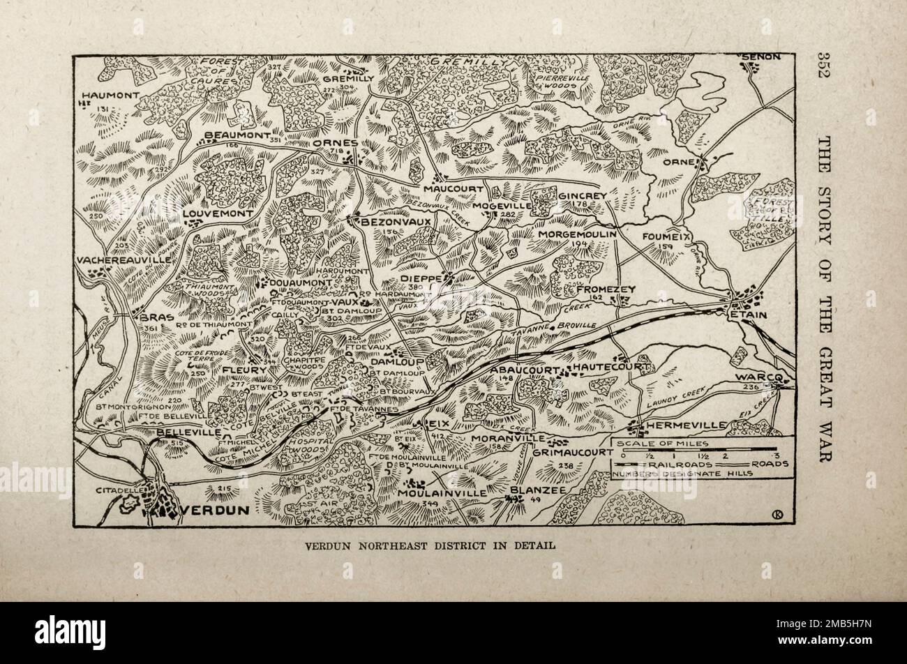 Carte de verdun Banque de photographies et d’images à haute résolution ...