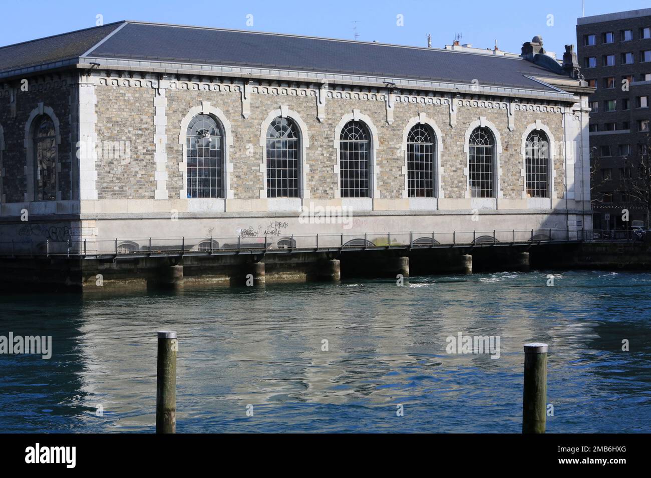 Bâtiment des forces mobiles. BFM. Genève. Suisse. Europe ...