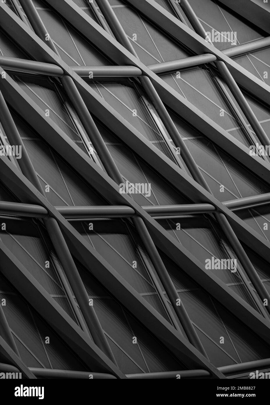 Kings cross station roof Banque d'images noir et blanc - Alamy