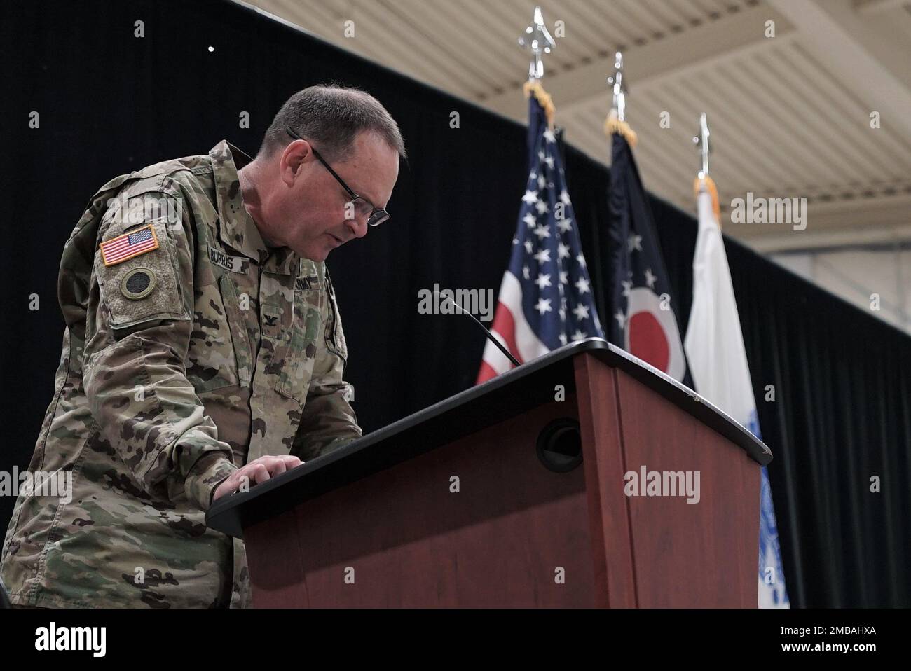 Aumônier (colonel) Daniel Burris, aumônier de la Garde nationale de l ...