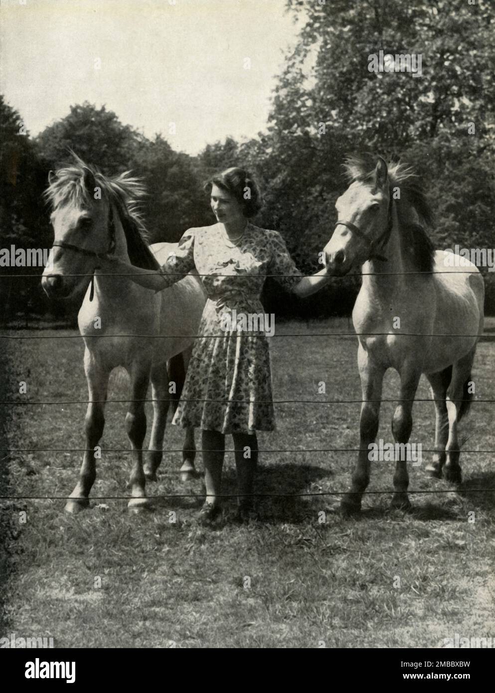 'Haute Spirits', 1947. La princesse Elizabeth (future reine Elizabeth ...