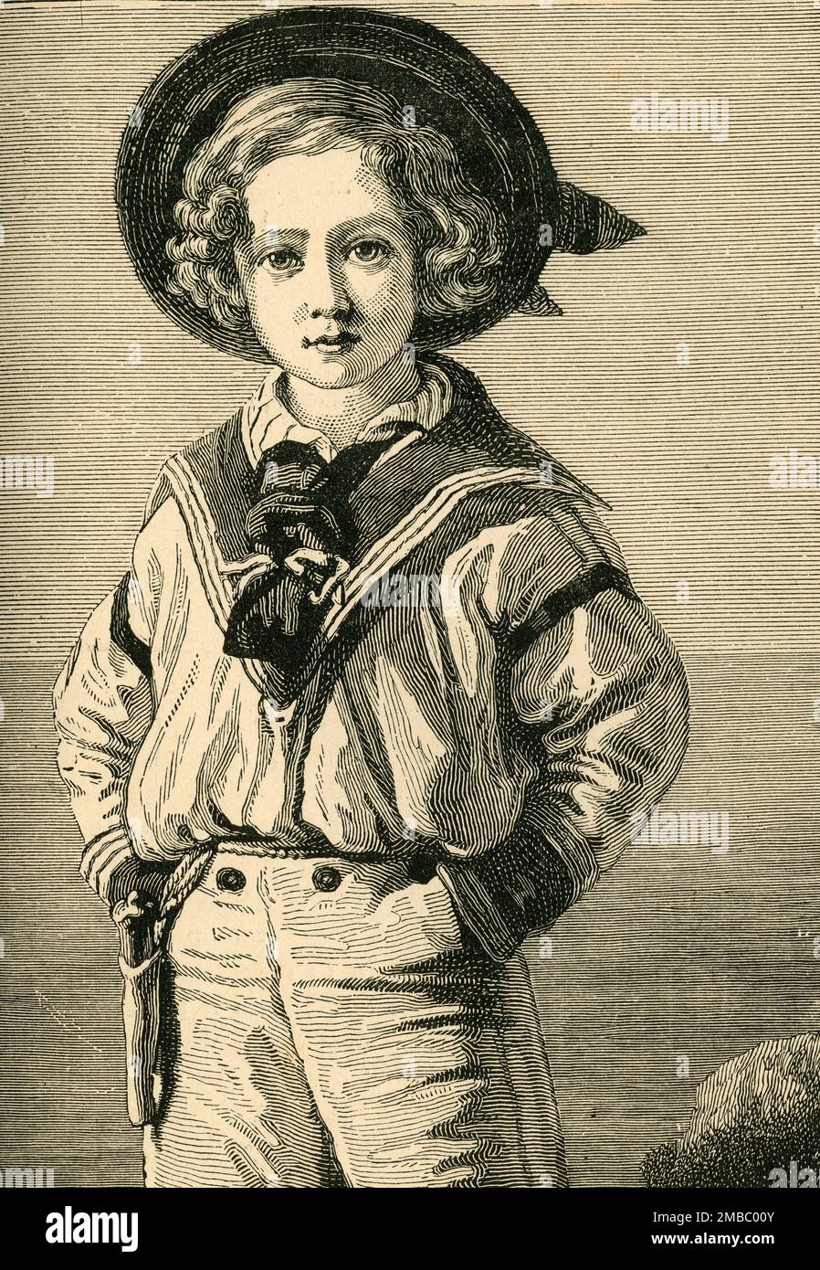 'Le Prince de Galles à l'âge de six ans', 1840s, (c1897). Le fils de la ...