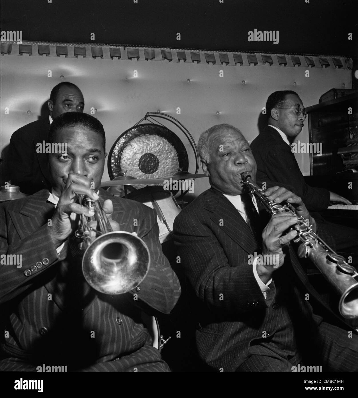 Portrait de Freddie Moore, Hot Lips page, Sidney Bechet et Lloyd ...