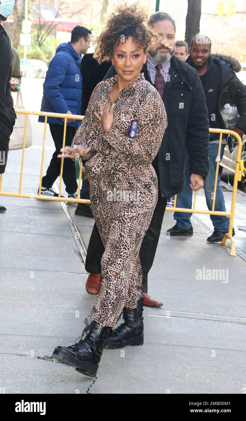 Mel B visite les studios "The View" -EN PHOTO: Mel B -LIEU: New York USA -JOUR: 20 janv. 2023 ...