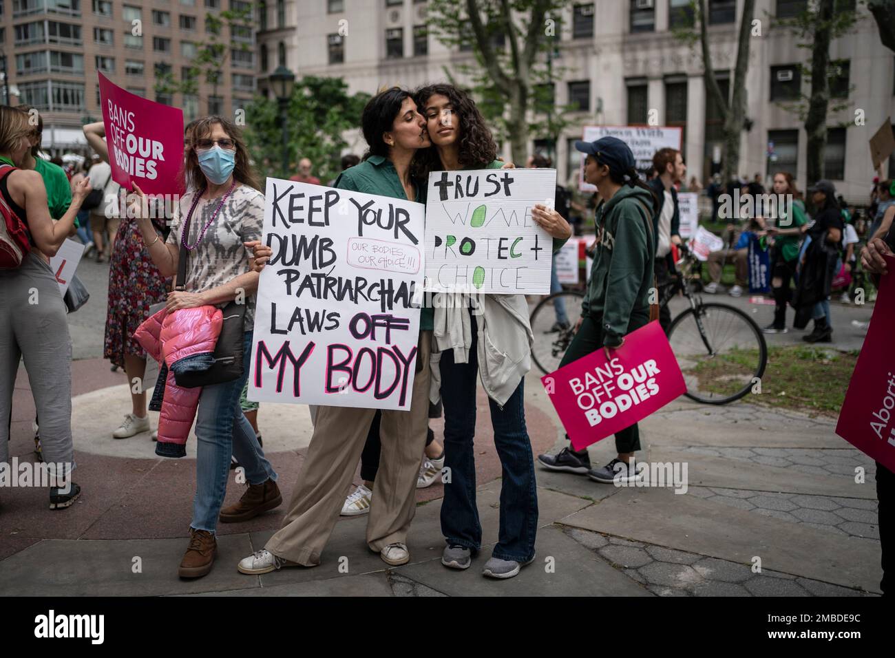 Rita Nakouzi, 46, and her daughter, Fairuz Nakouzi, 13, stand for a ...