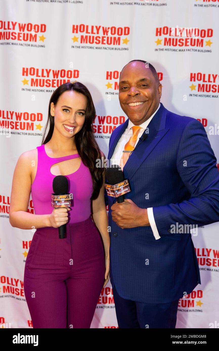 L'animateur de télévision Tyrone Jackson et la journaliste de ...