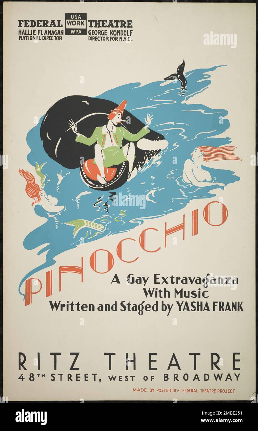 Pinocchio, [193-]. 'Pinocchio - Une extravaganza gay avec musique ...