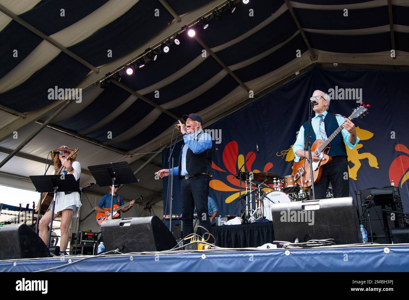 Susan Cowsill, left, Paul Cowsill, and Bob Cowsill of The Cowsills ...