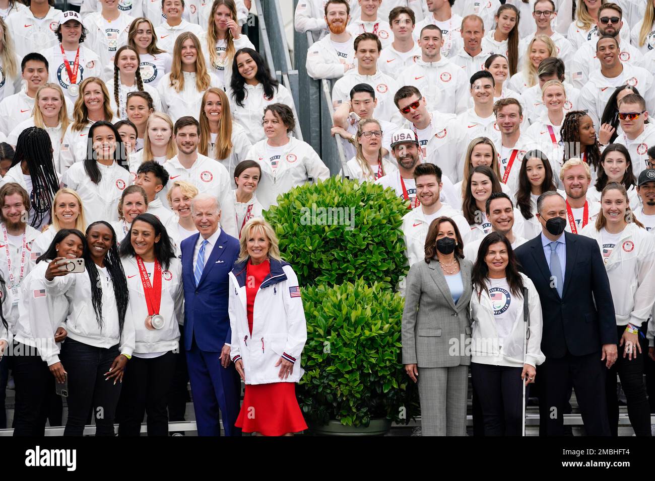 President Joe Biden, first lady Jill Biden, Vice President Kamala ...