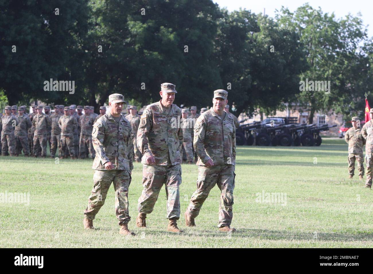 Le colonel Daniel Blackmon, commandant de brigade sortant, Brigade d ...
