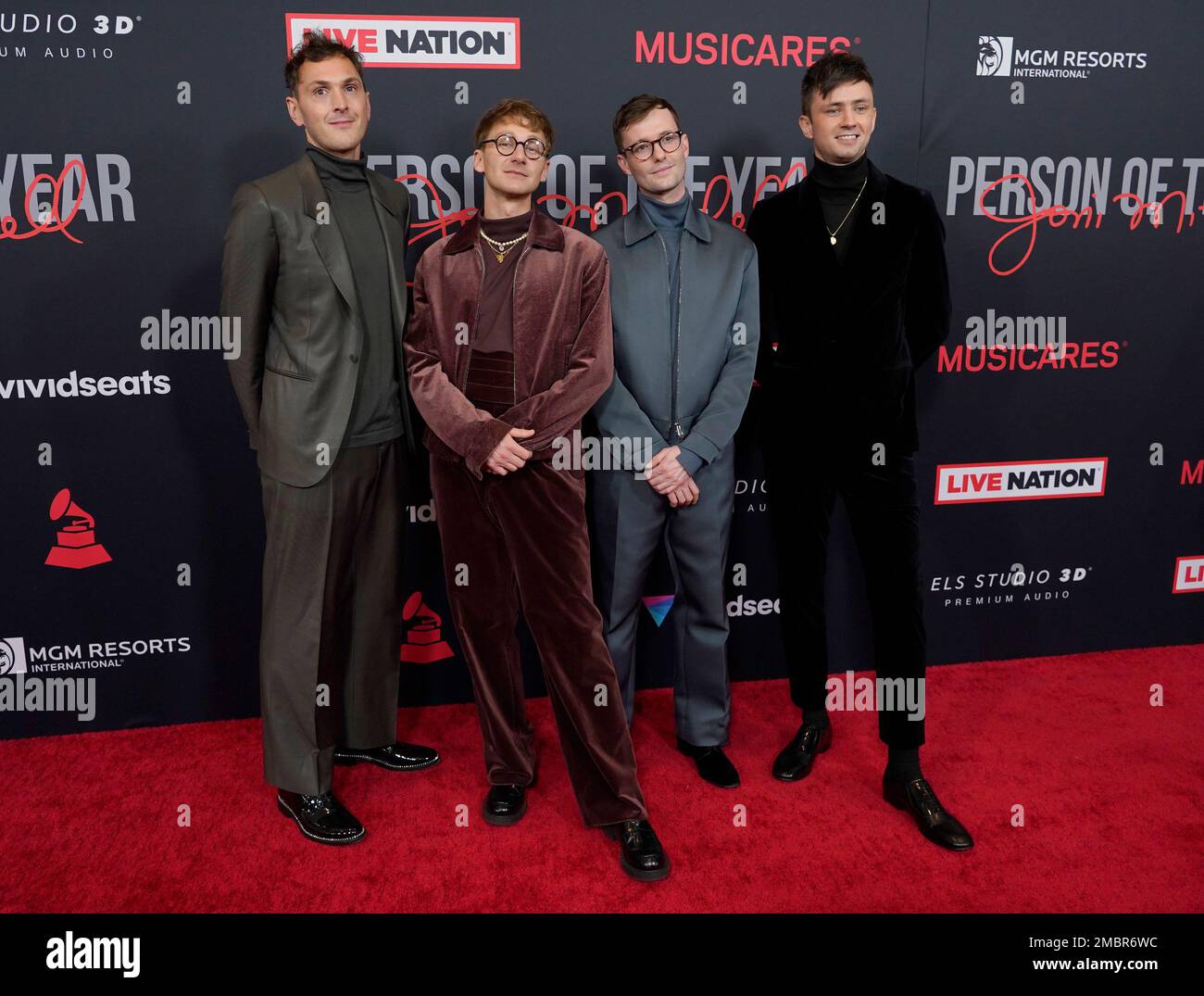 Joe Seaward, from left, Dave Bayley, Drew MacFarlane and Edmund Irwin ...