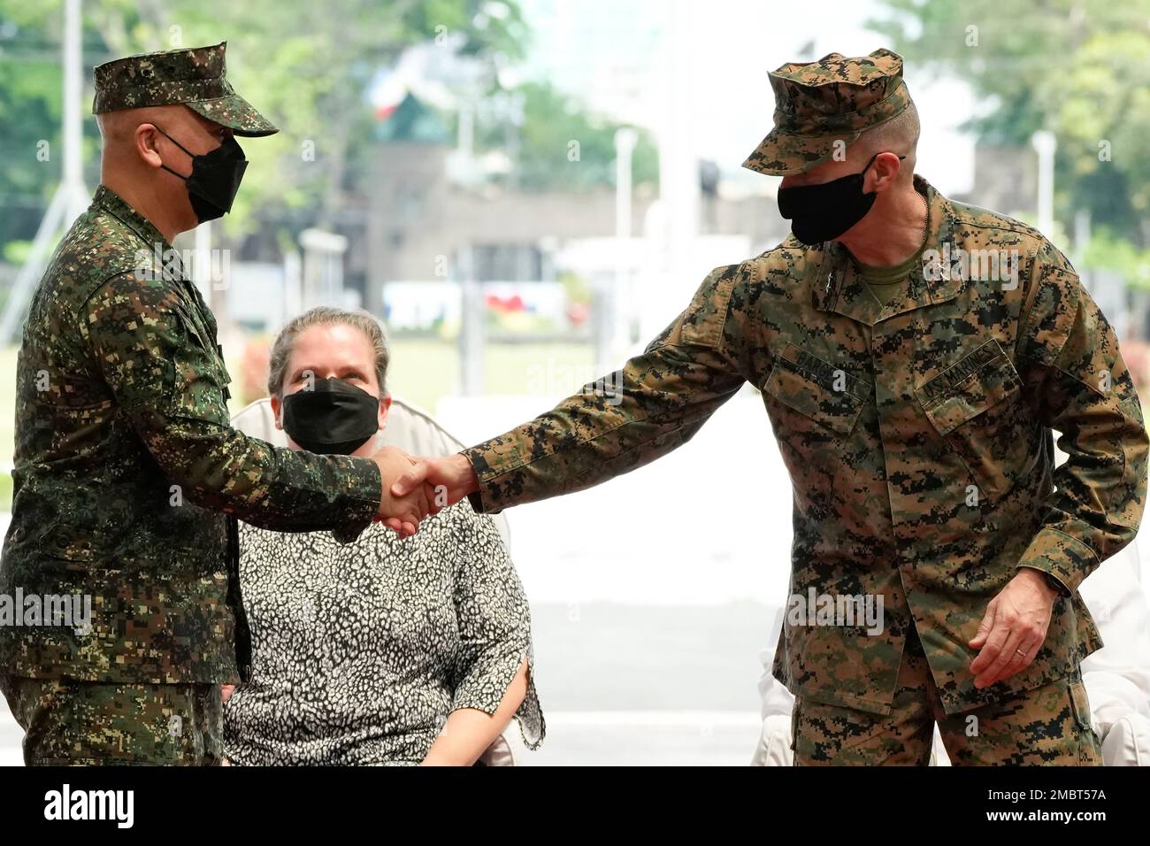 Philippines Exercise Director Major Gen. Charlton Sean Gaerlan of the ...