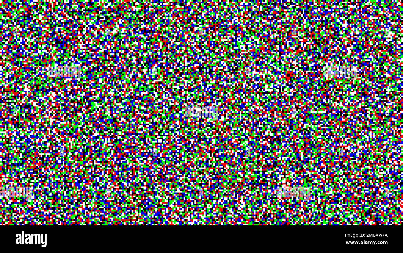 Color tv noise seamless pattern Banque de photographies et d’images à ...