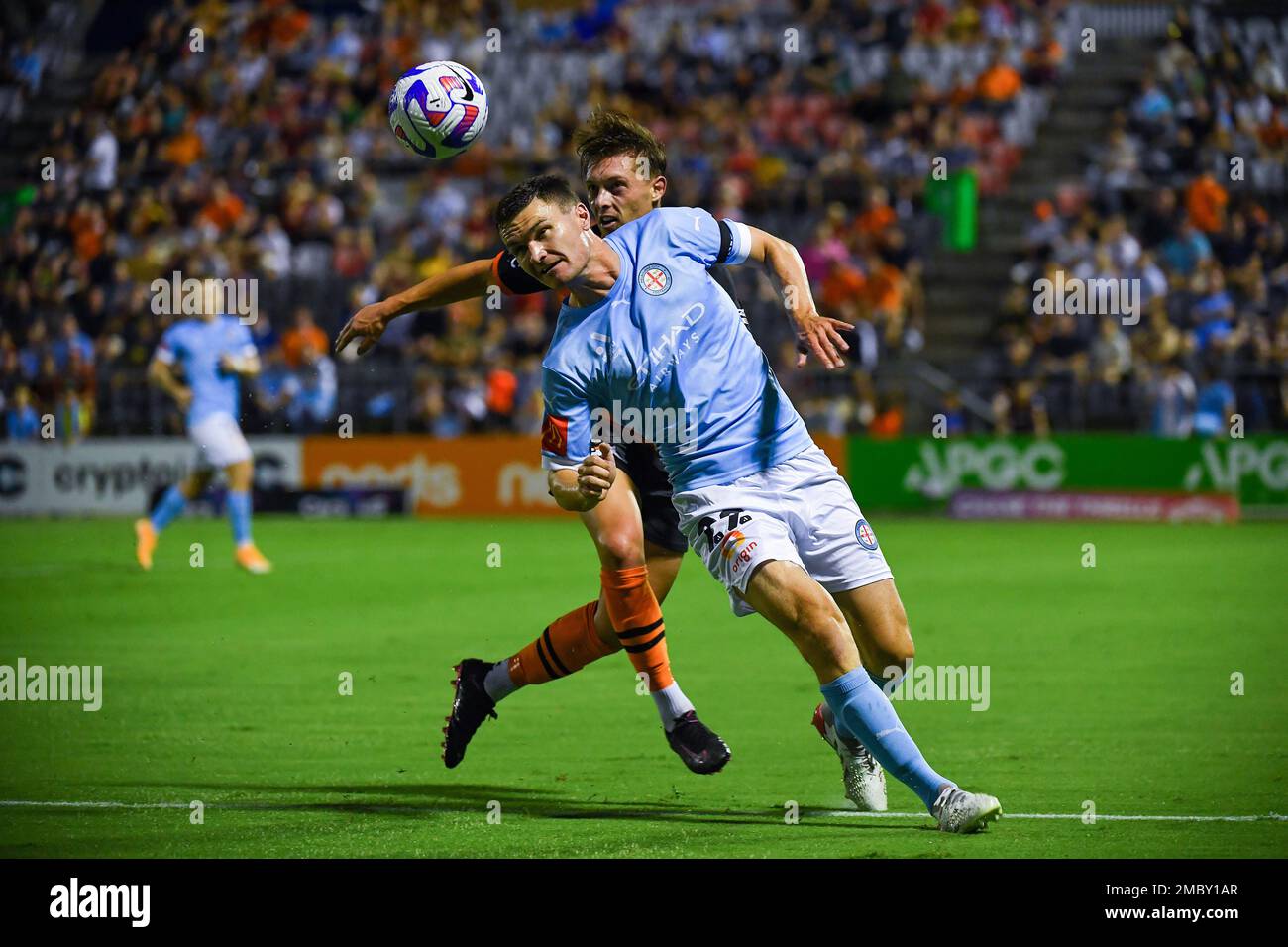 Curtis Good of Melbourne City défend lors du match De football masculin ...