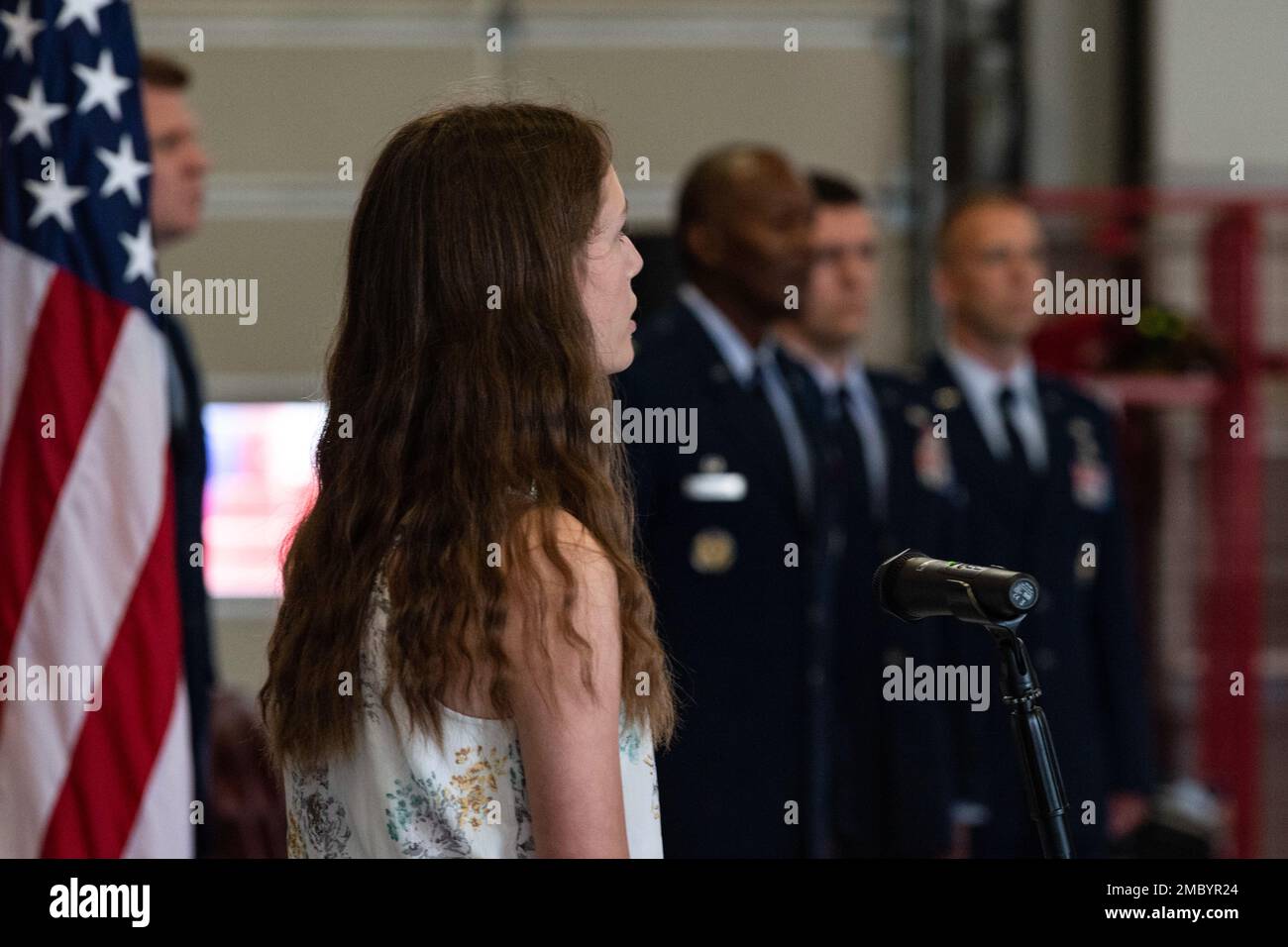 Elizabeth Olson, fille du lieutenant-colonel Matthew et de Marie Olson ...