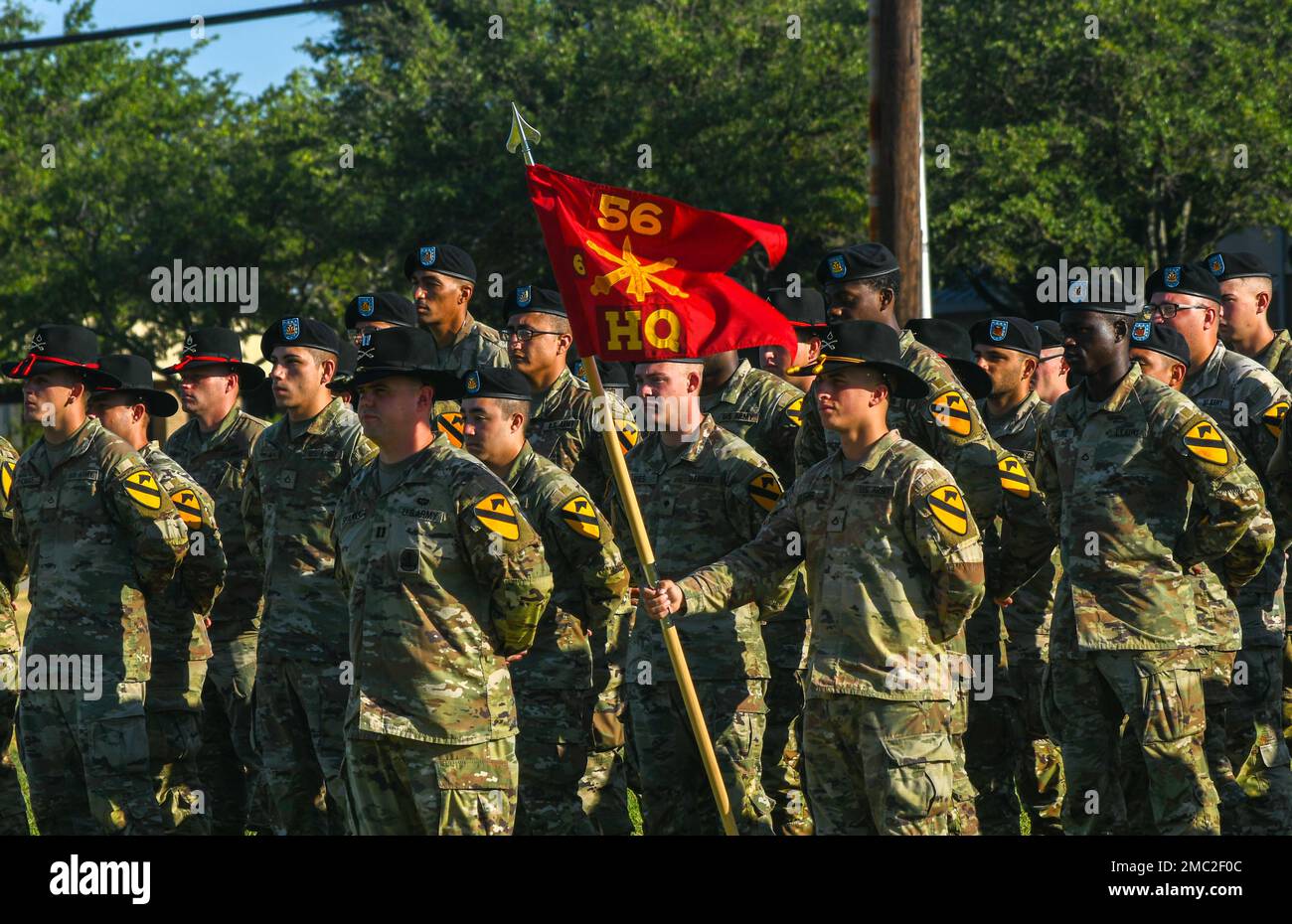 FORT HOOD, TX -- les troupes de 6th Bataillon, 56th Artillerie de ...