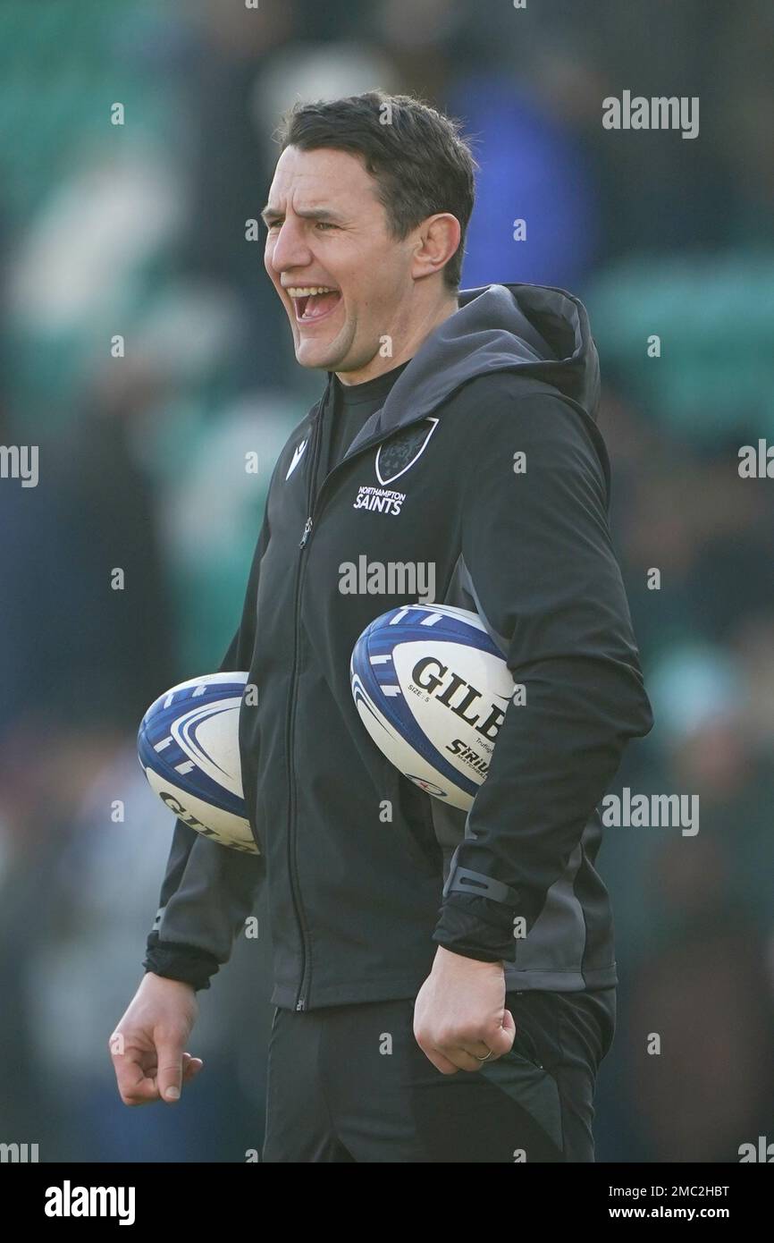 Directeur du rugby des saints de northampton phil dowson Banque de ...