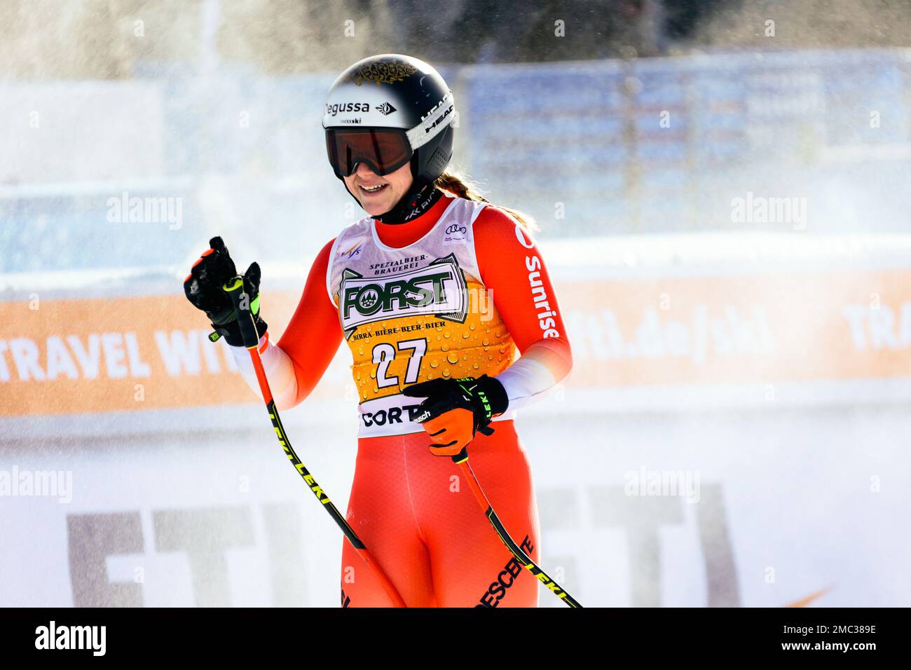 DURRER DELIA (SUI) lors de la coupe du monde de ski Audi FIS 2023 ...