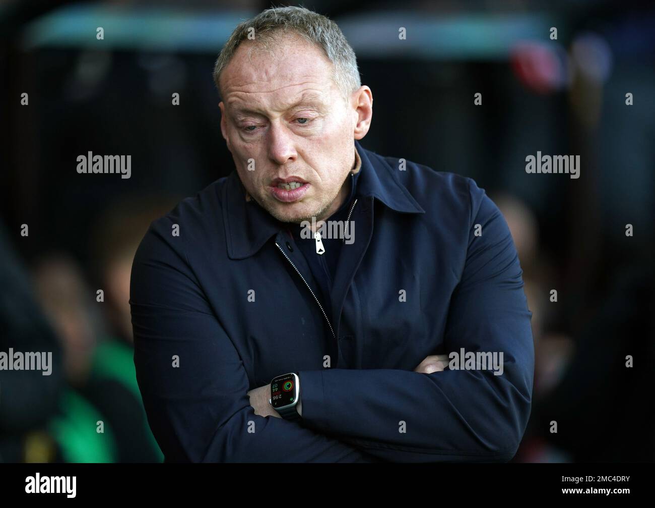 Steve Cooper, directeur de la forêt de Nottingham, avant le match de la ...