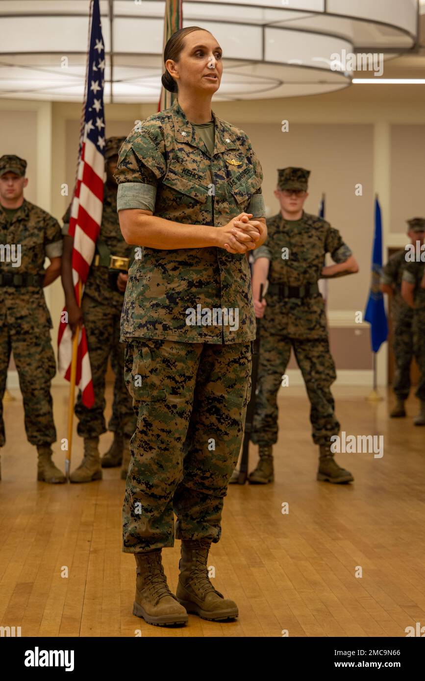 ÉTATS-UNIS Le lieutenant-colonel Ruth E. Kehoe, commandant du 2D ...