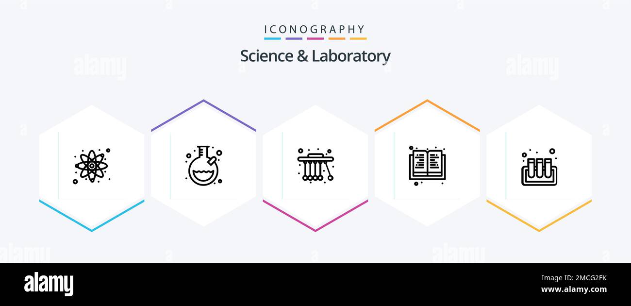 Tubes de réaction Banque d'images vectorielles - Alamy