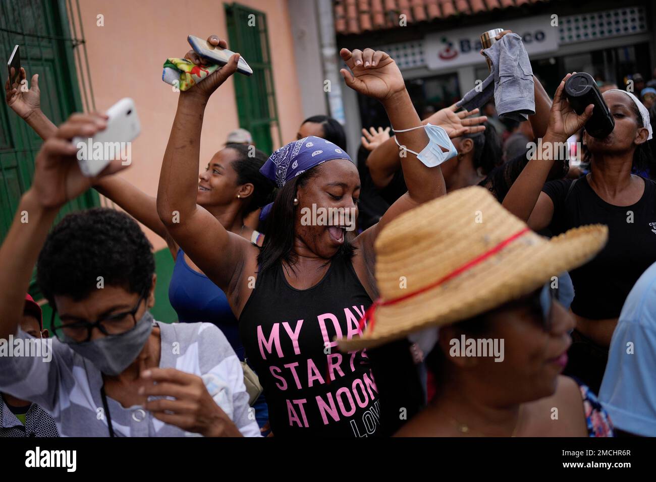 Revelers dance marking Holy Innocents Day which commemorates King Herod ...