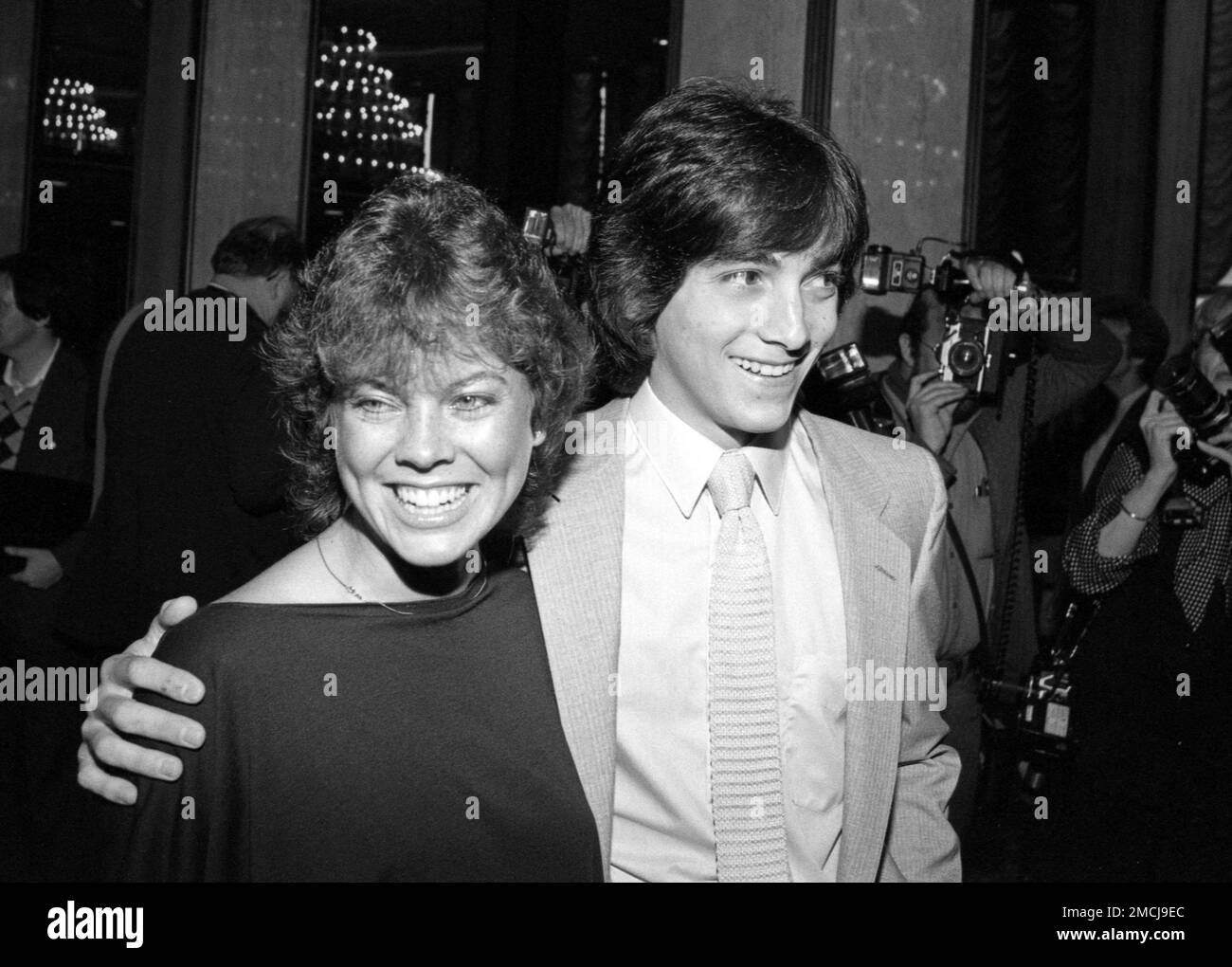 Erin Moran et Scott Baio à la partie des affiliés ABC à l'hôtel Century ...