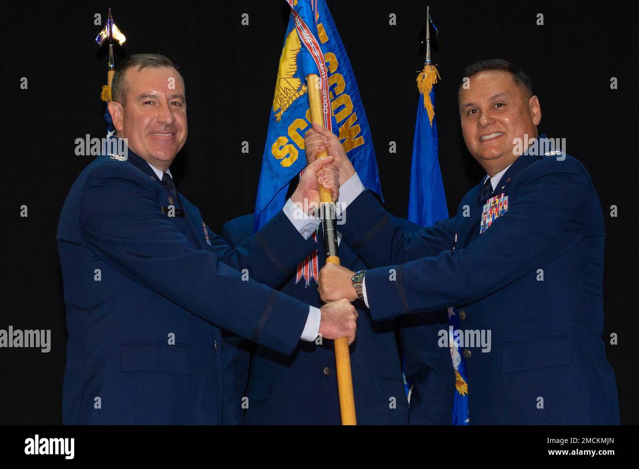 ÉTATS-UNIS Le colonel Edward Hogan de la Force aérienne, commandant ...