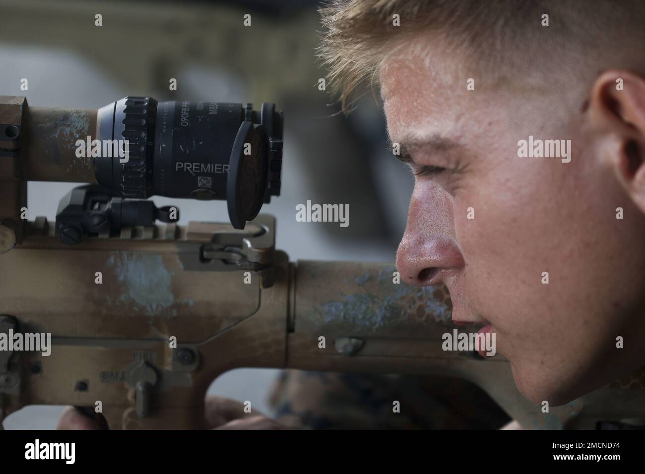 ÉTATS-UNIS Corps de marine le caporal Garrett Fuller, une marine de ...