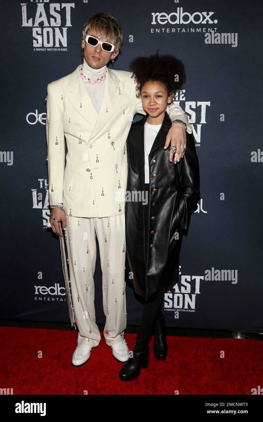 Actor Colson Baker, known professionally as Machine Gun Kelly, left ...