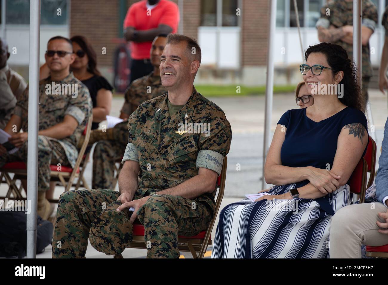 ÉTATS-UNIS Le colonel Garth W. Burnett, commandant entrant de la ...