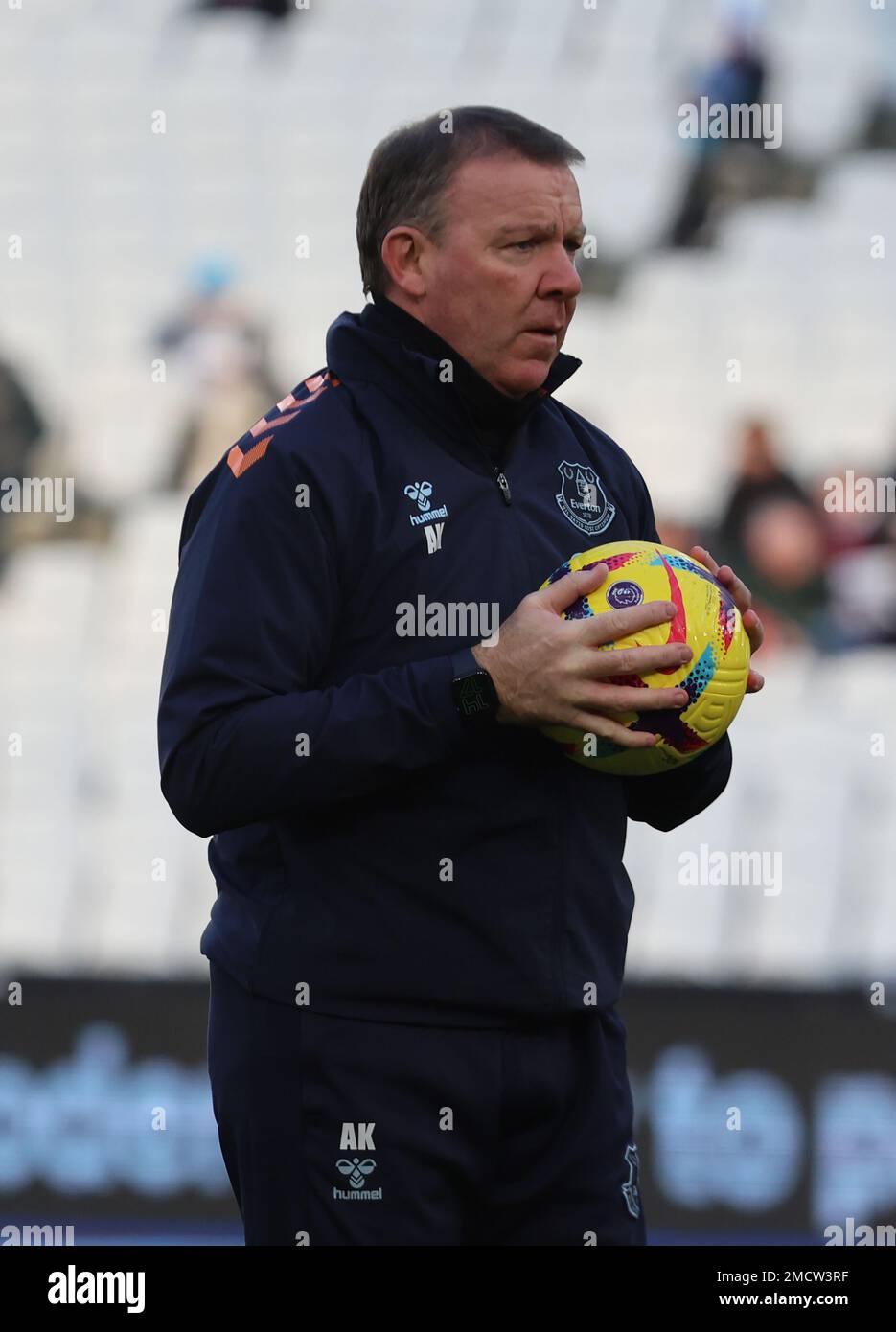 Le gardien de but de la première équipe Alan Kelly d'Everton pendant l ...